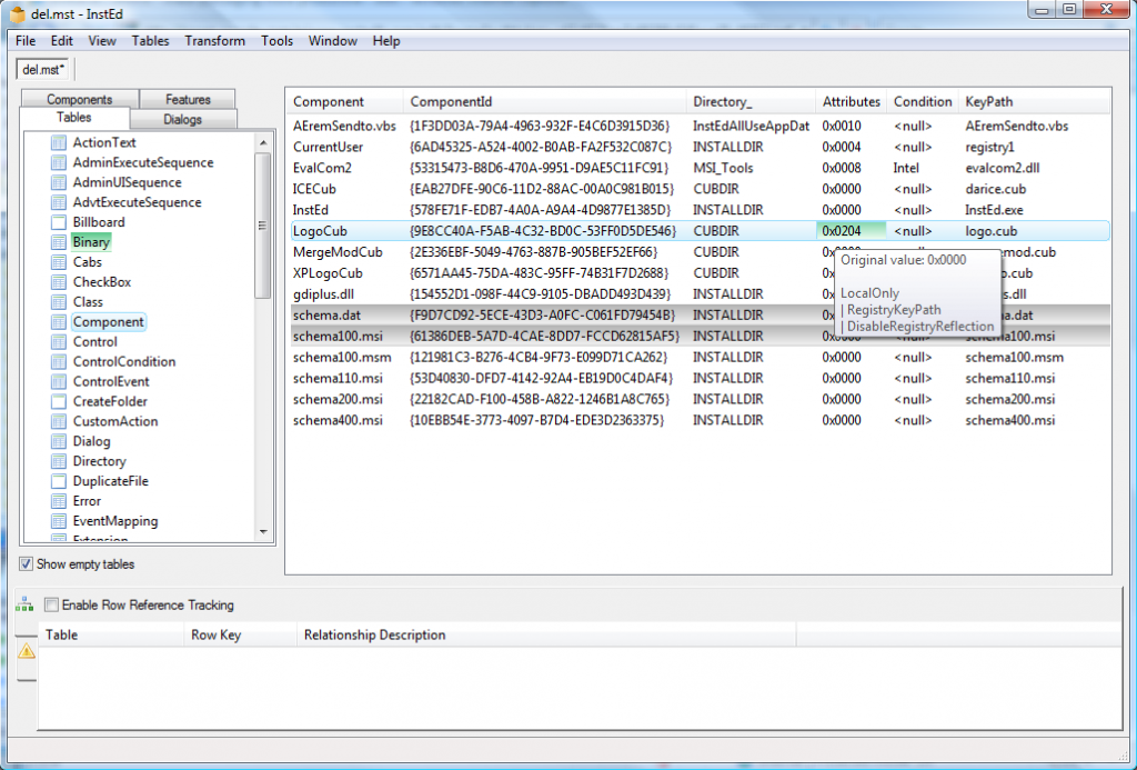Working on MSI with InstEd-It – dbsnet